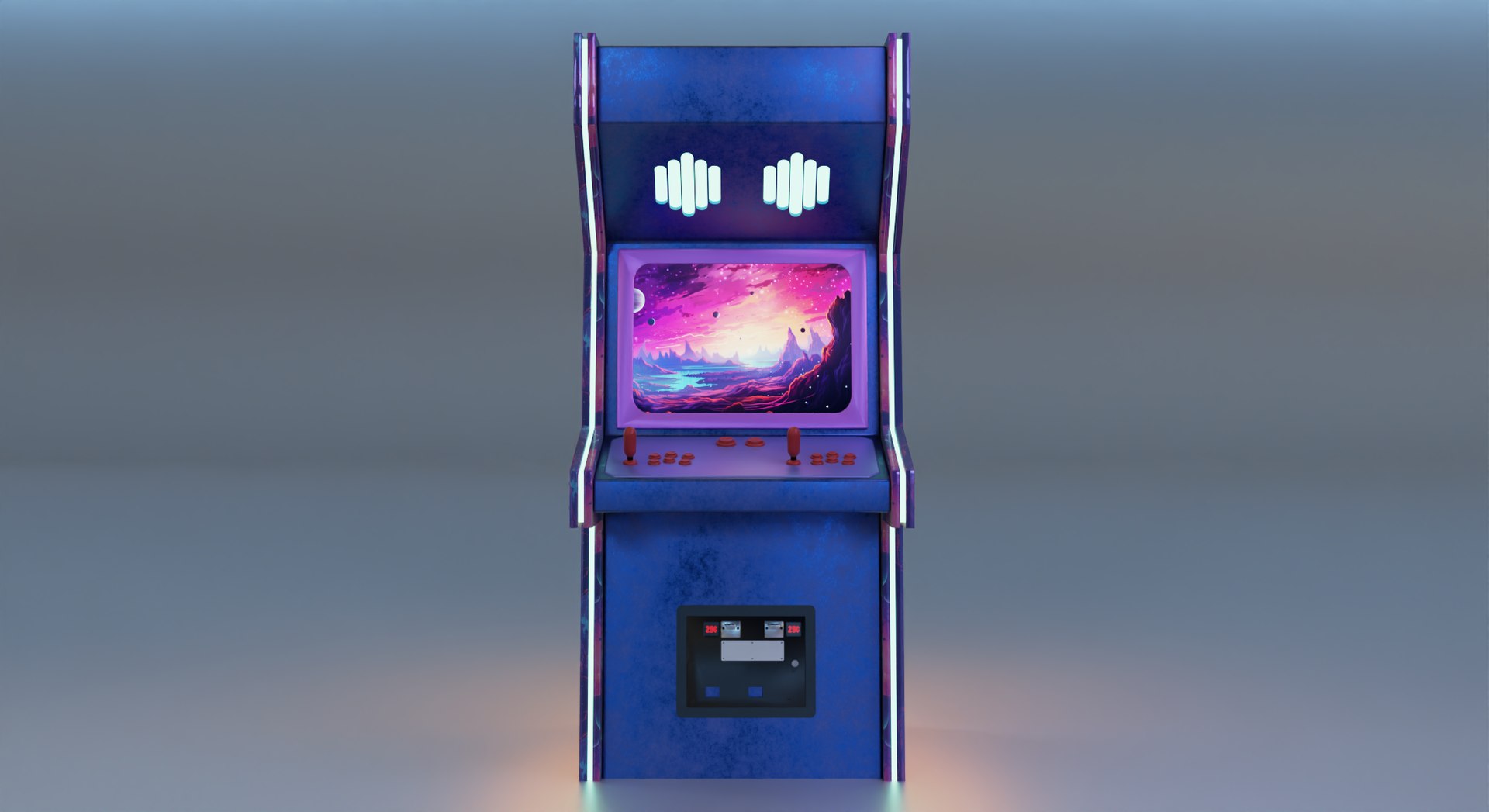 Game Machine 1 3D Model - TurboSquid 2319387