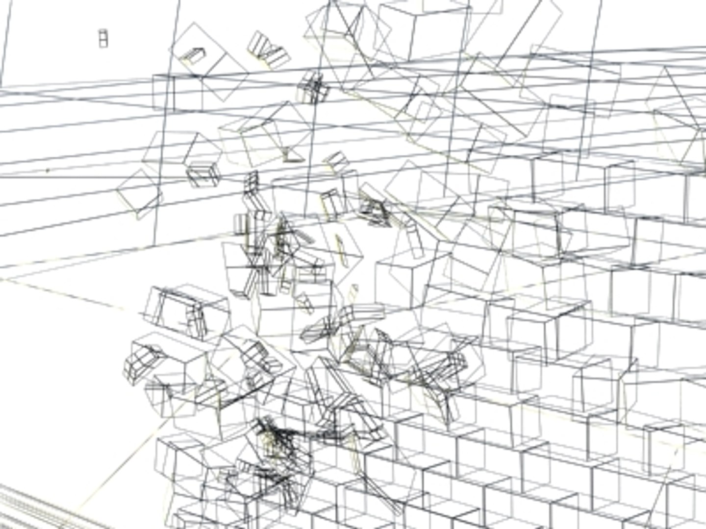 Wall Explosion 3d Model