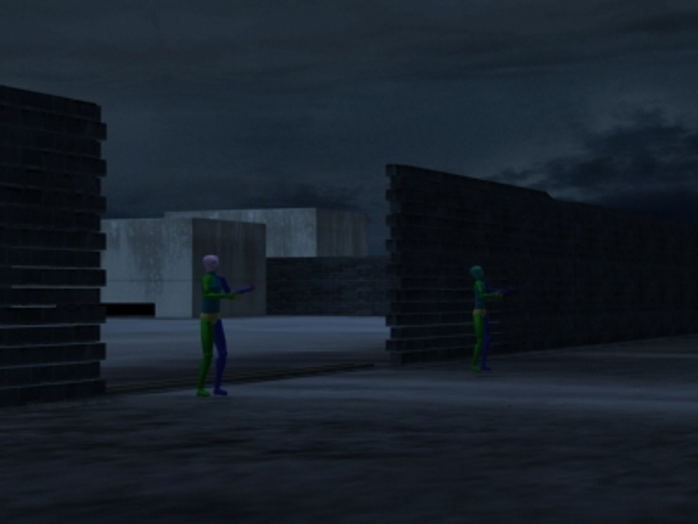 Wall Explosion 3d Model