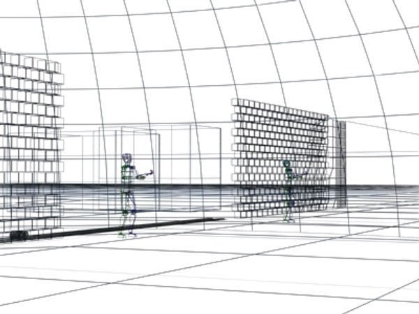 wall explosion 3d model