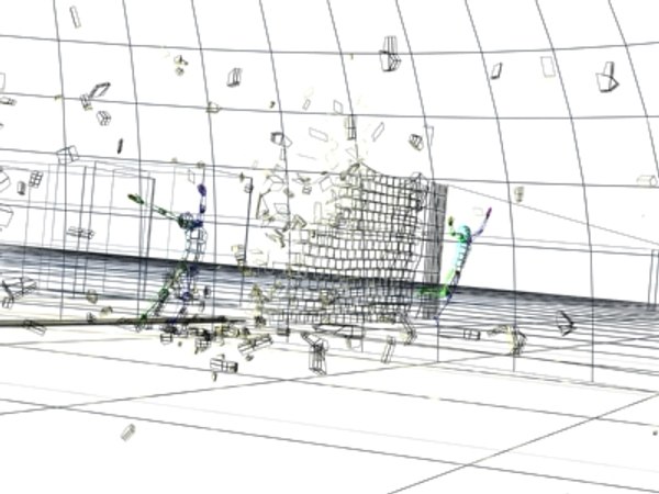 wall explosion 3d model