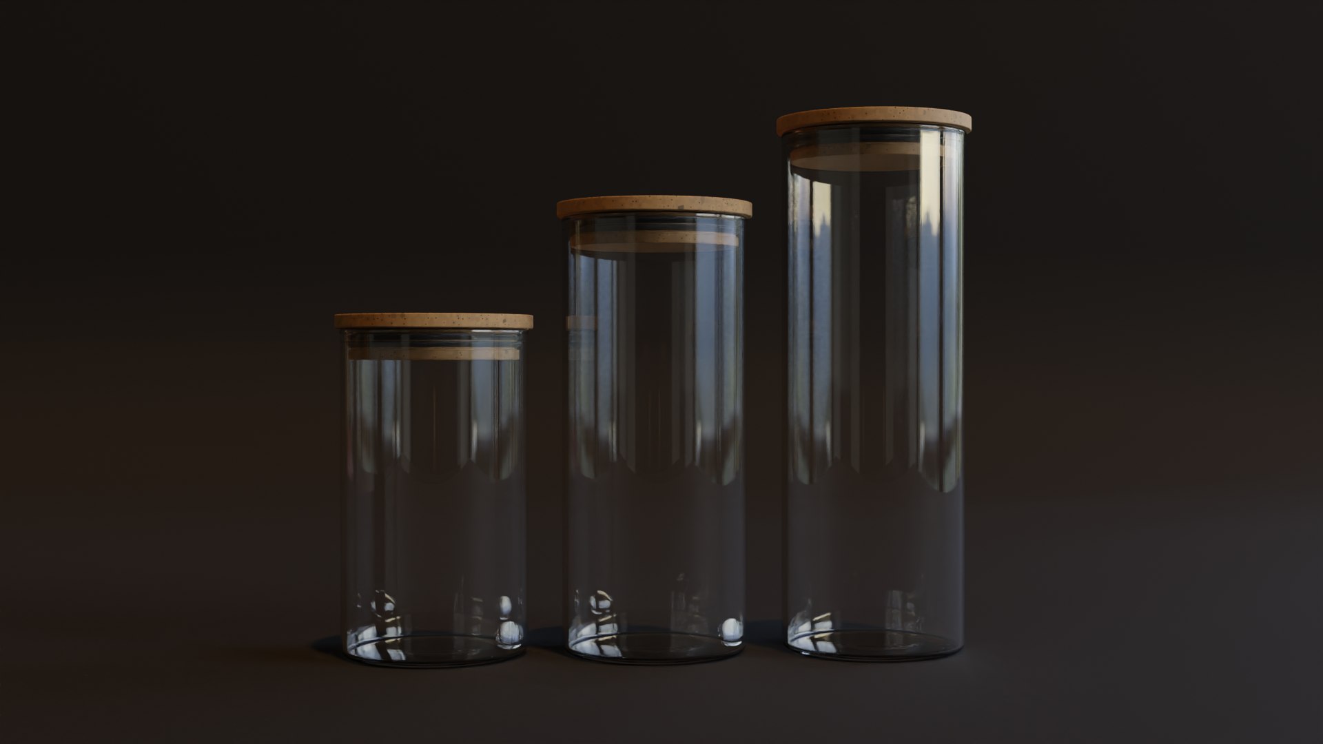 Glass Jars 3D - TurboSquid 1736581