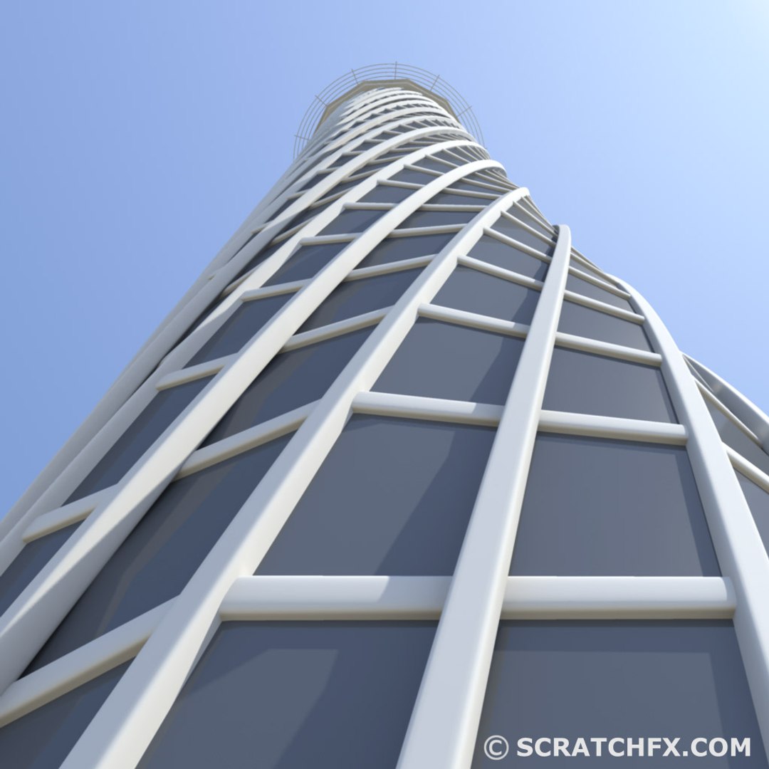 Skyscrapers 1 2 3 3d Model