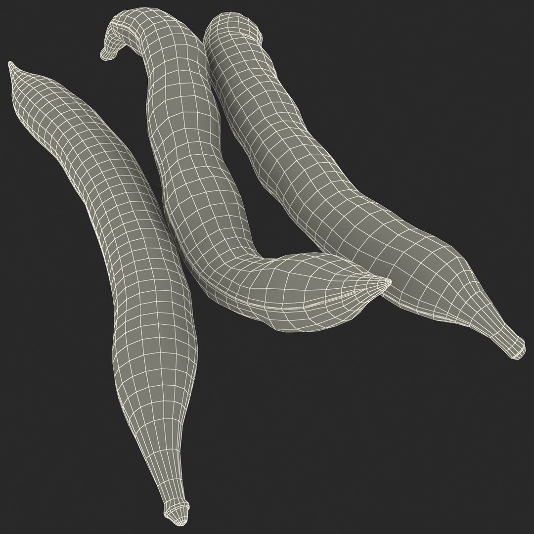 Green Beans 2 3d Model