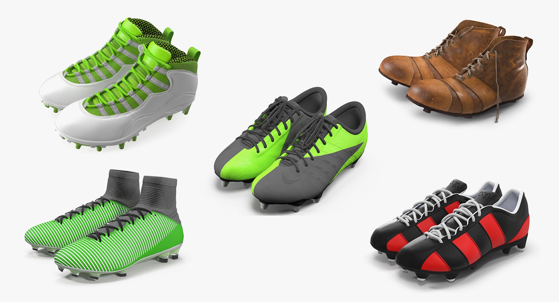 Soccer Boots Collection 4 Model - TurboSquid 1973909