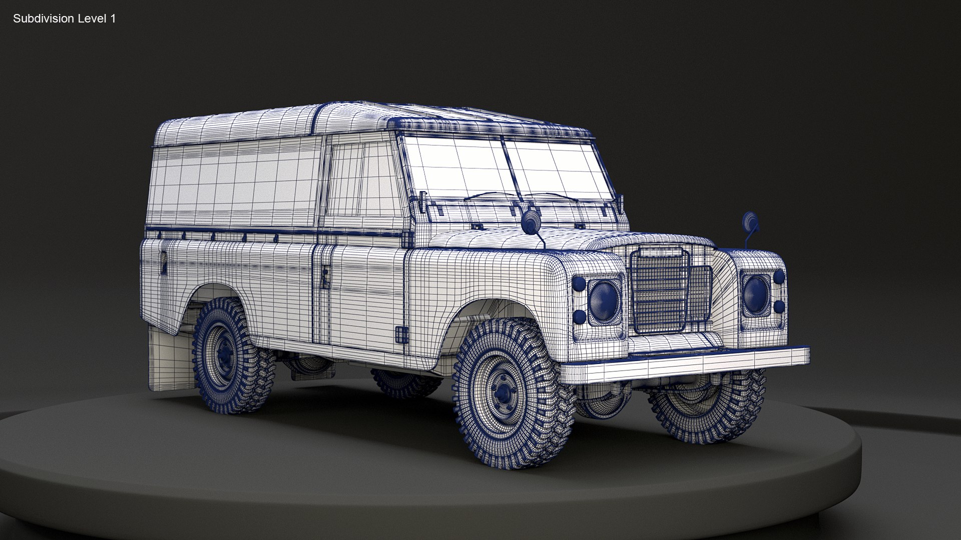 3D Land Rover Series III Van Long Wheel Base Model - TurboSquid 2103824