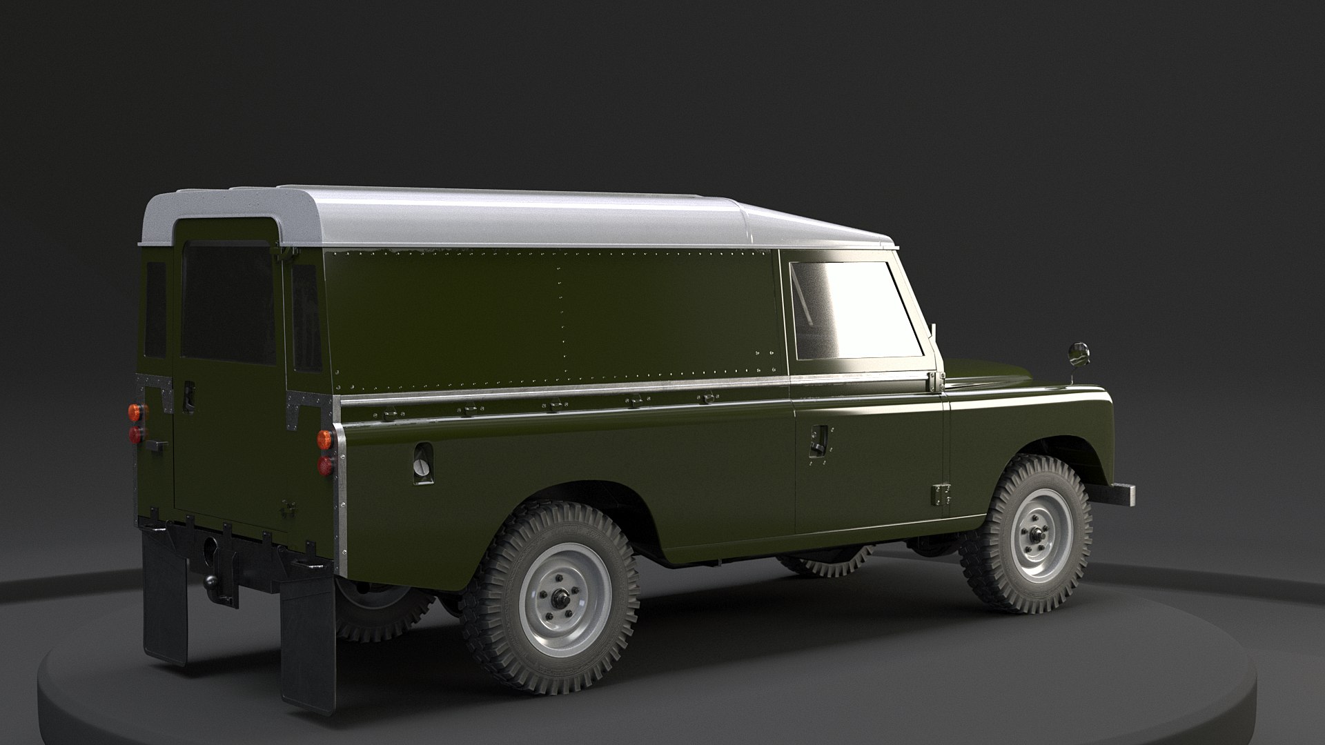 3D Land Rover Series III Van Long Wheel Base Model - TurboSquid 2103824