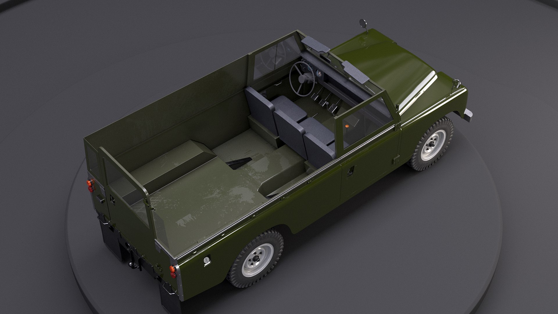 3D Land Rover Series III Van Long Wheel Base Model - TurboSquid 2103824