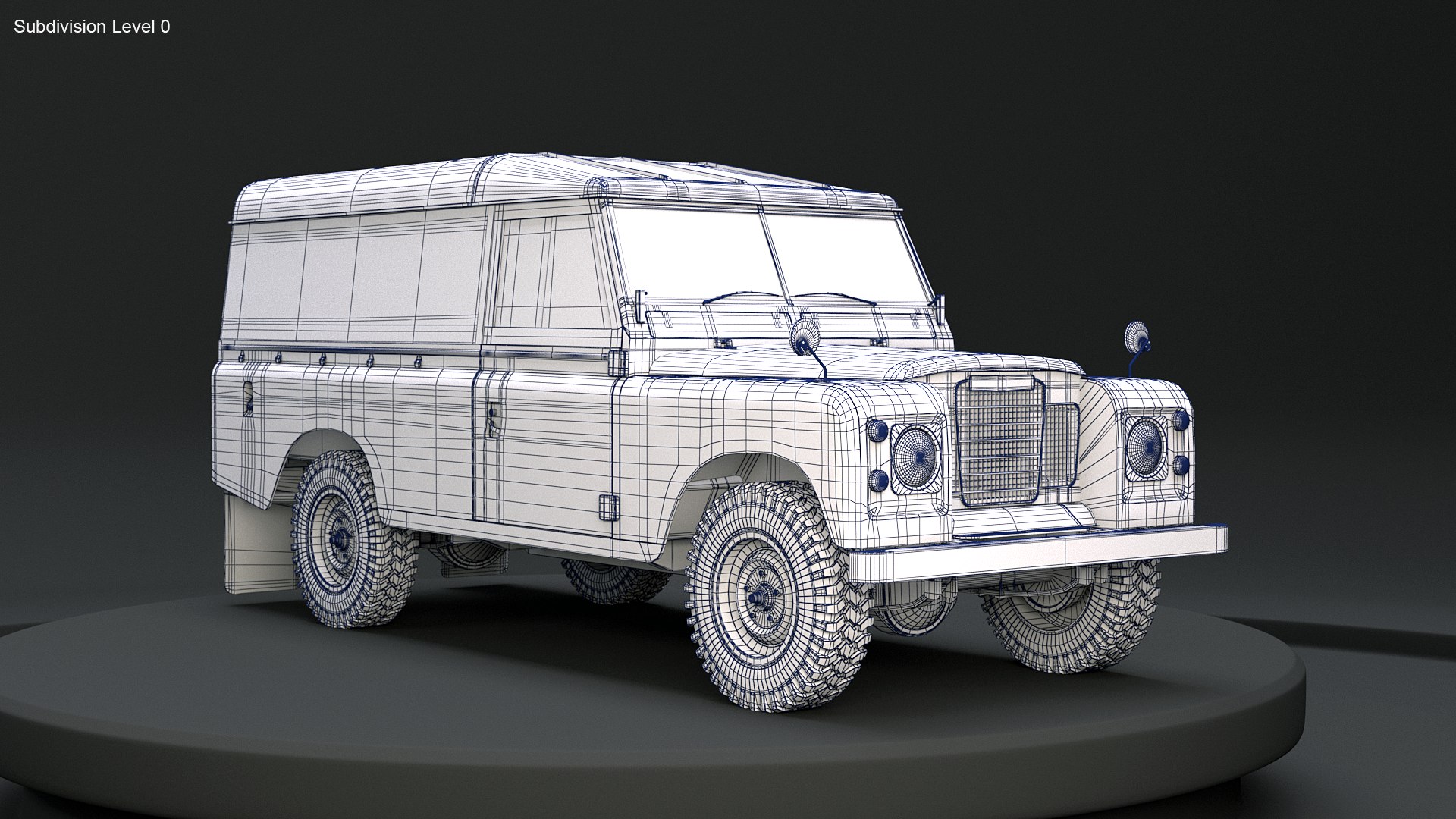 3D Land Rover Series III Van Long Wheel Base Model - TurboSquid 2103824