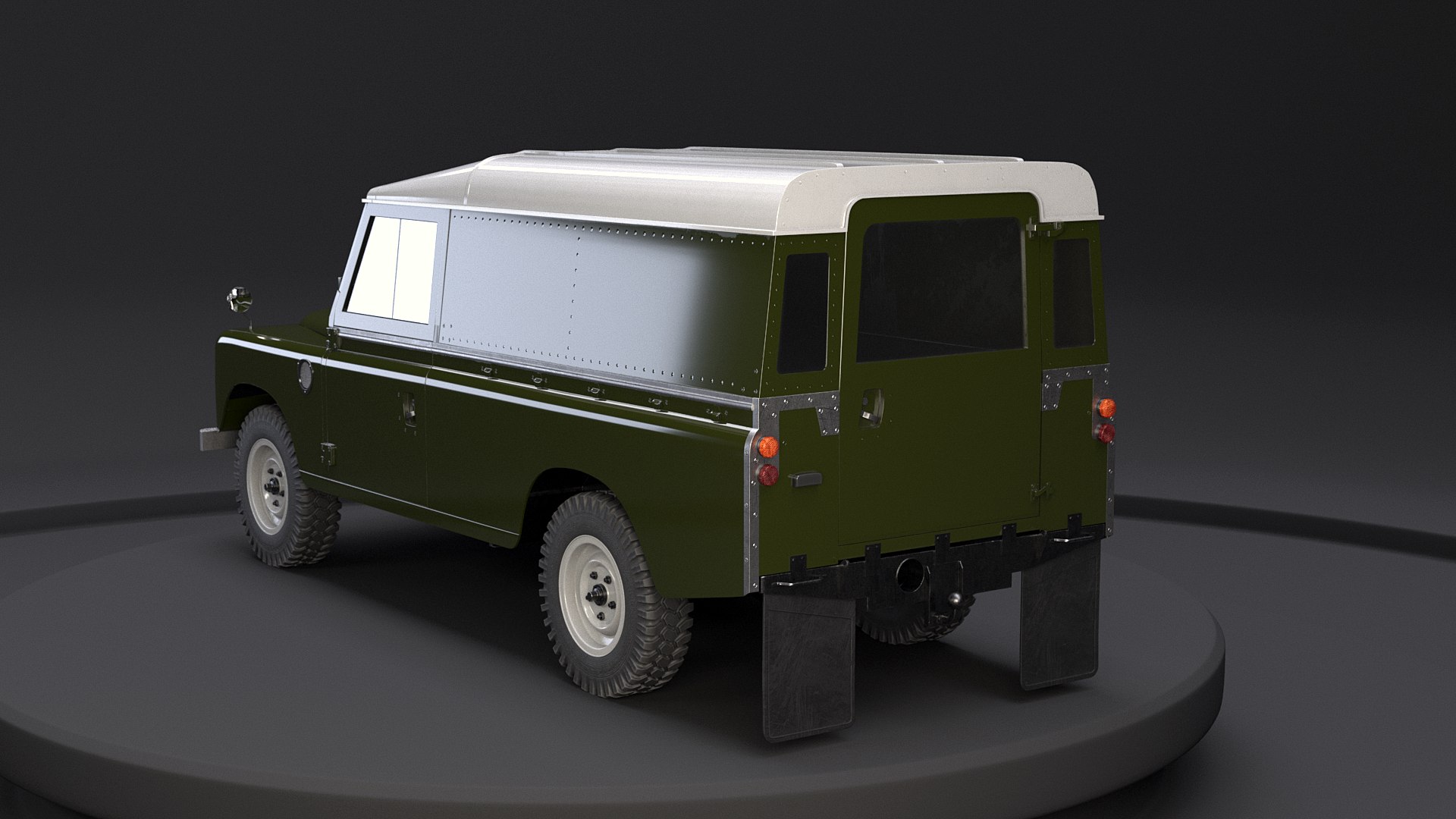 3D Land Rover Series III Van Long Wheel Base Model - TurboSquid 2103824