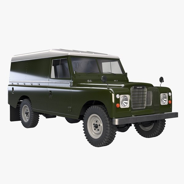 modelo 3d Furgoneta Land Rover Serie III con batalla larga - TurboSquid ...