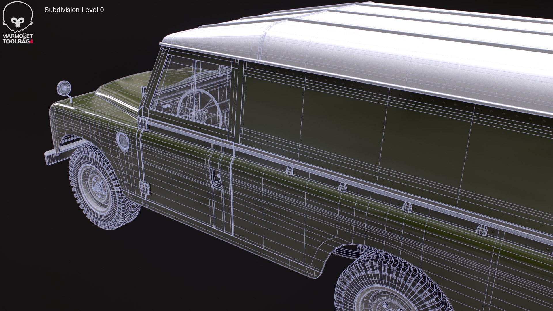 3D Land Rover Series III Van Long Wheel Base Model - TurboSquid 2103824