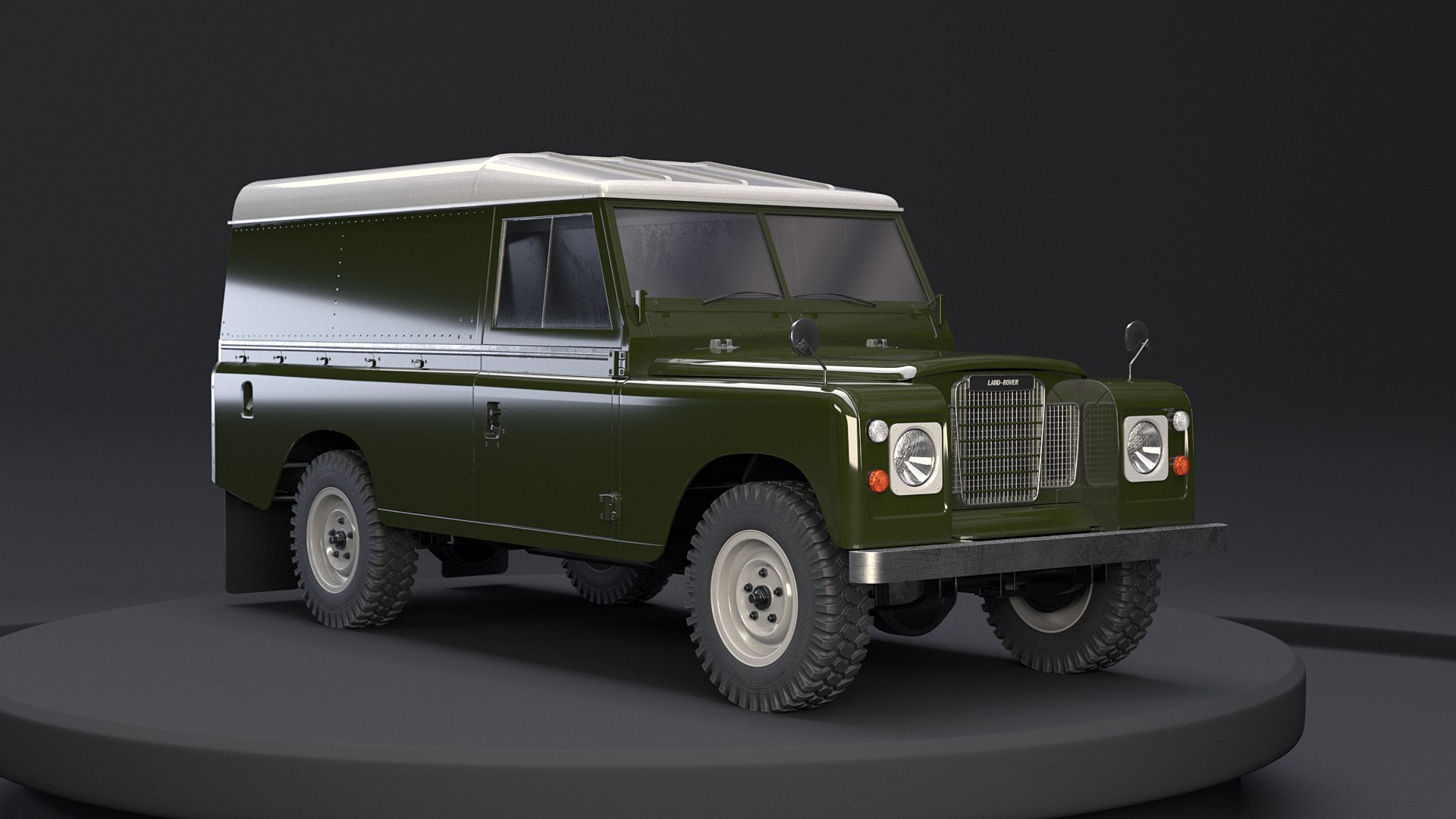 3D Land Rover Series III Van Long Wheel Base Model - TurboSquid 2103824