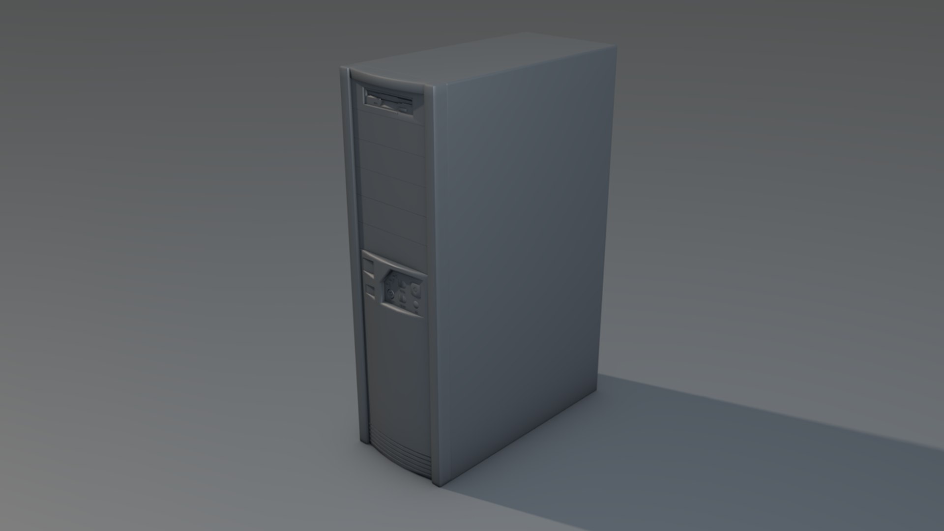 Vintage cpu tower model - TurboSquid 1449954