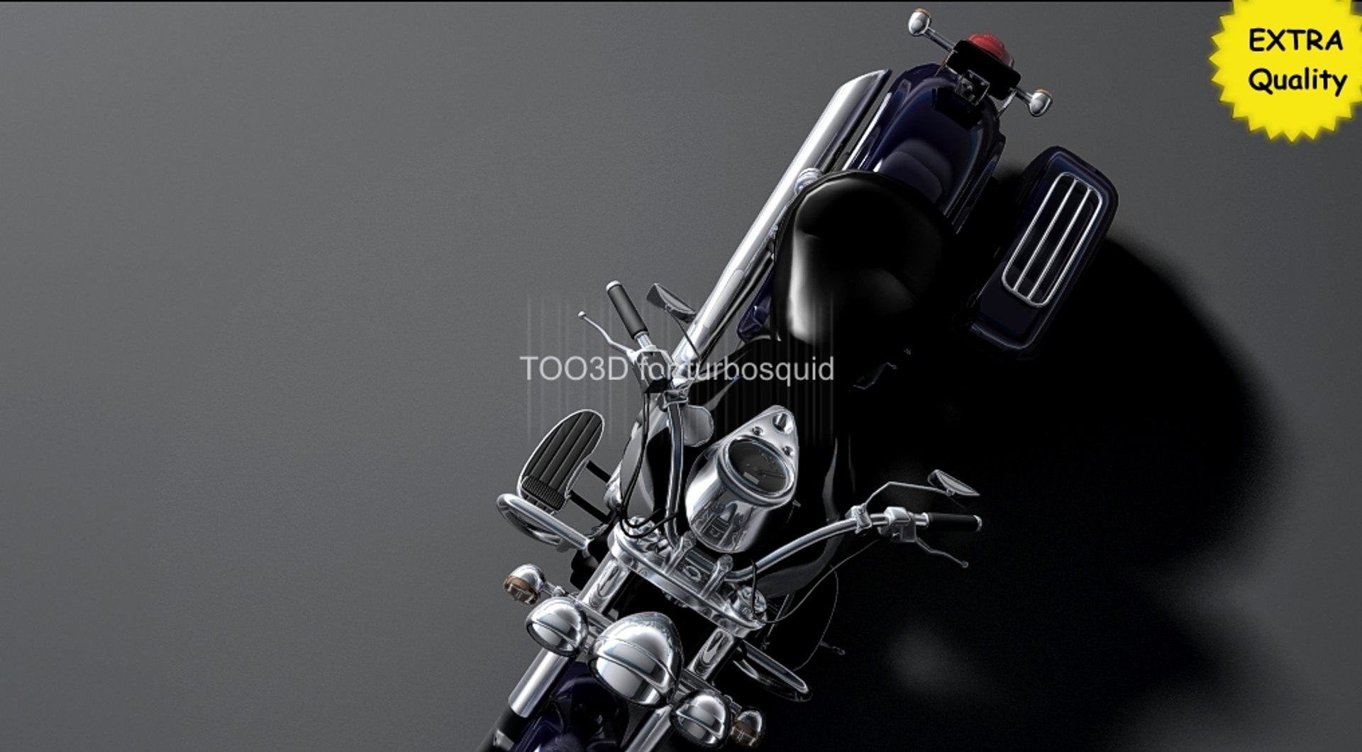 Kawasaki Drifter 3d Model