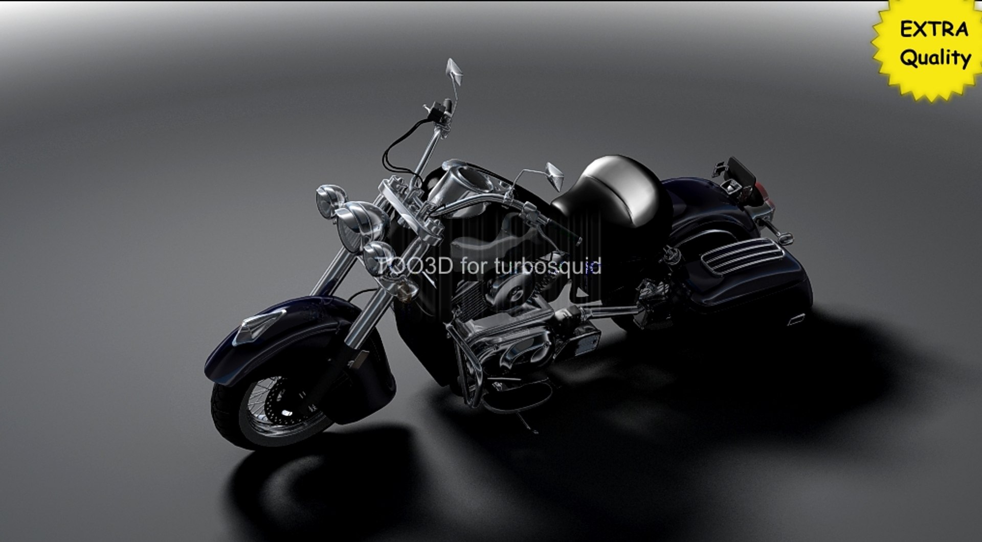 Kawasaki Drifter 3d Model