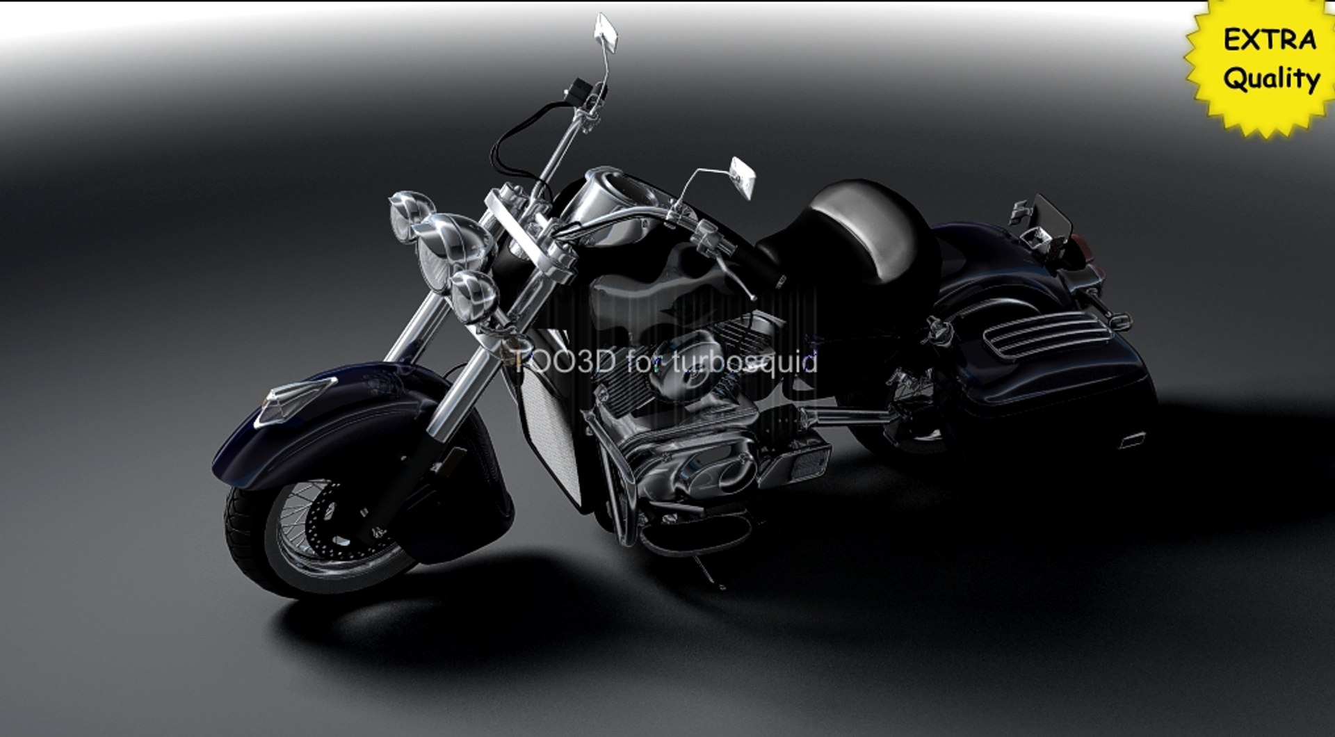 Kawasaki Drifter 3d Model