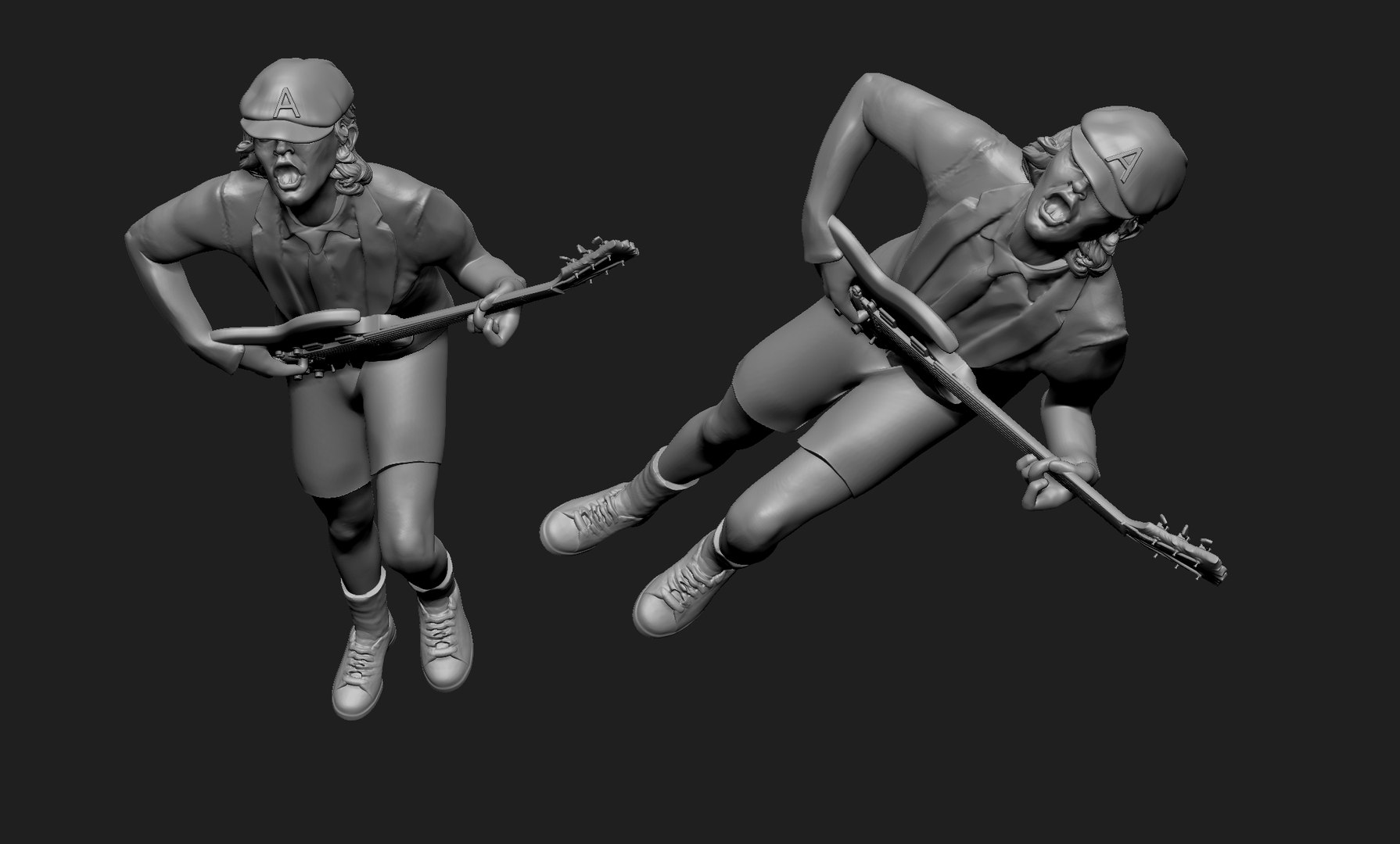 3D Angus Young - TurboSquid 2138028