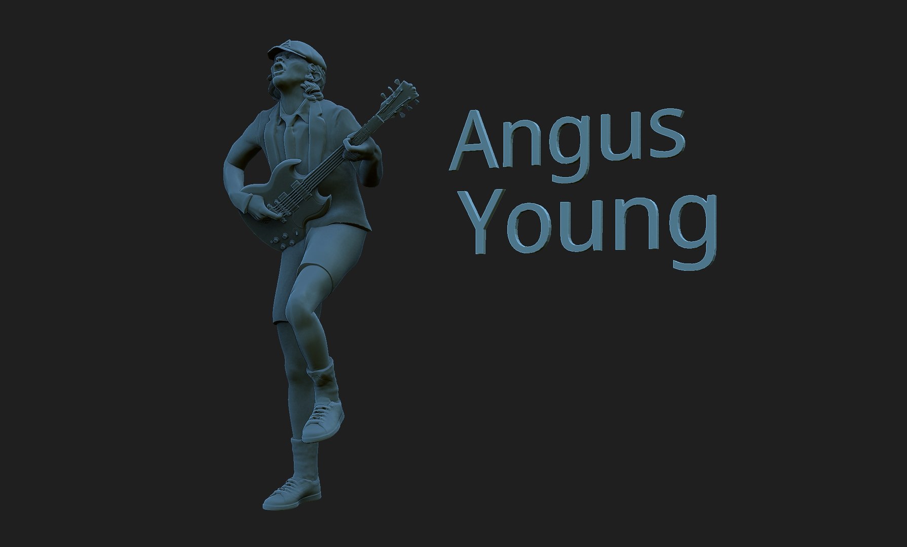 3D Angus Young - TurboSquid 2138028