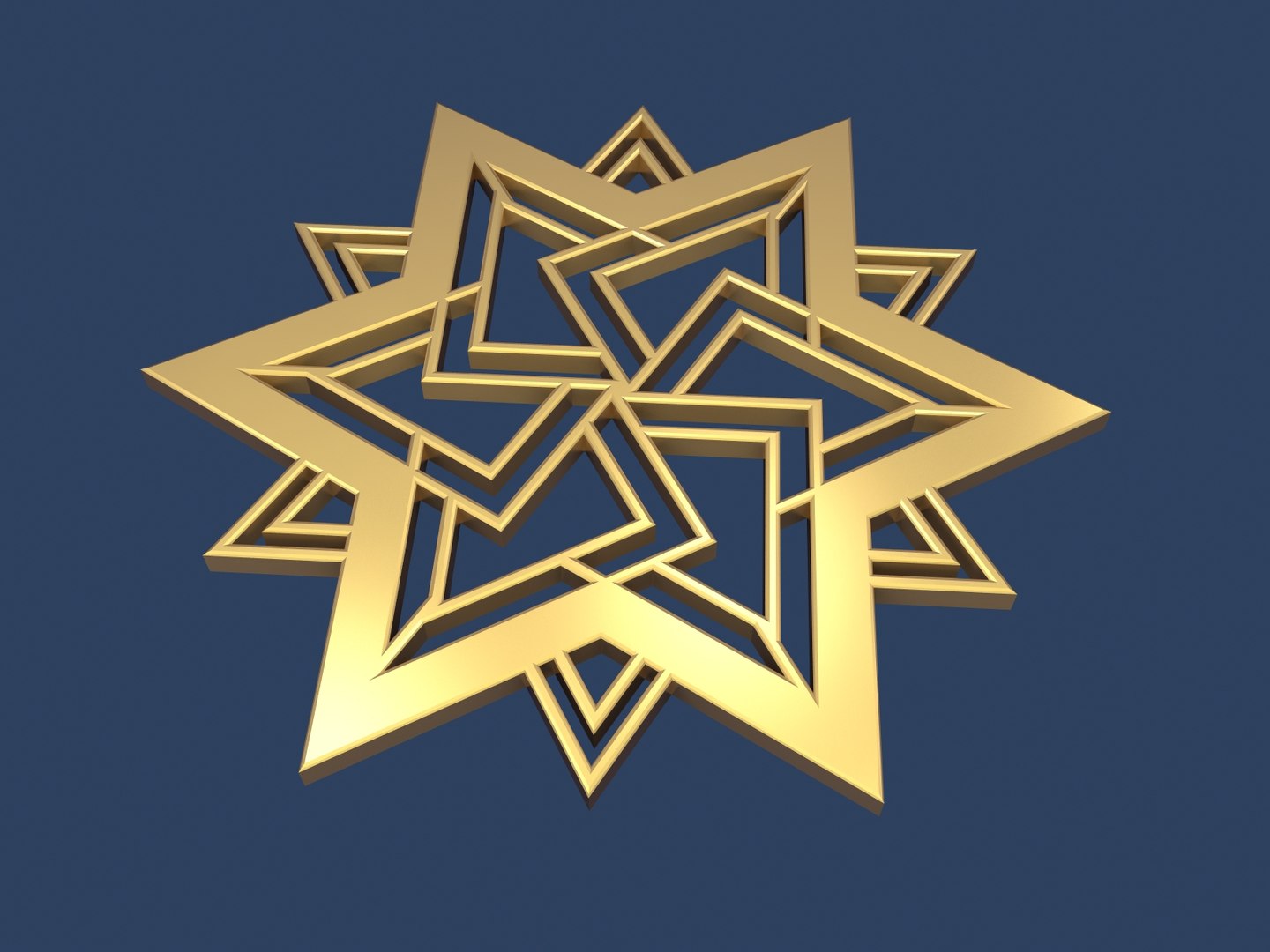 3D star david - TurboSquid 1429485