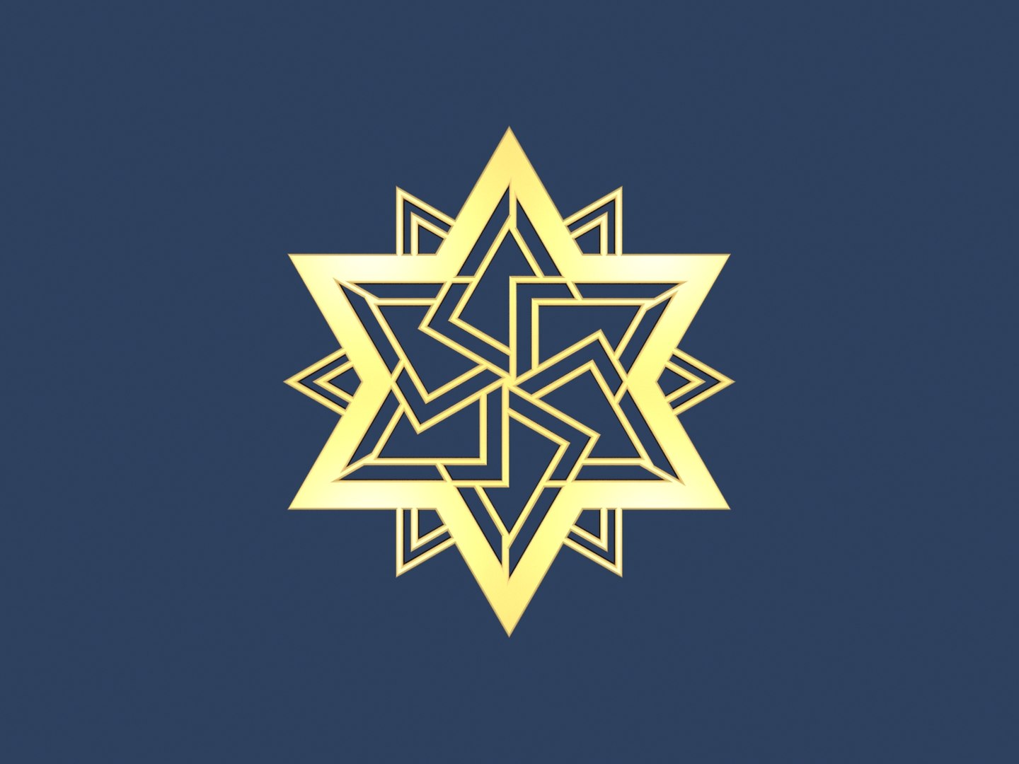 3D star david - TurboSquid 1429485