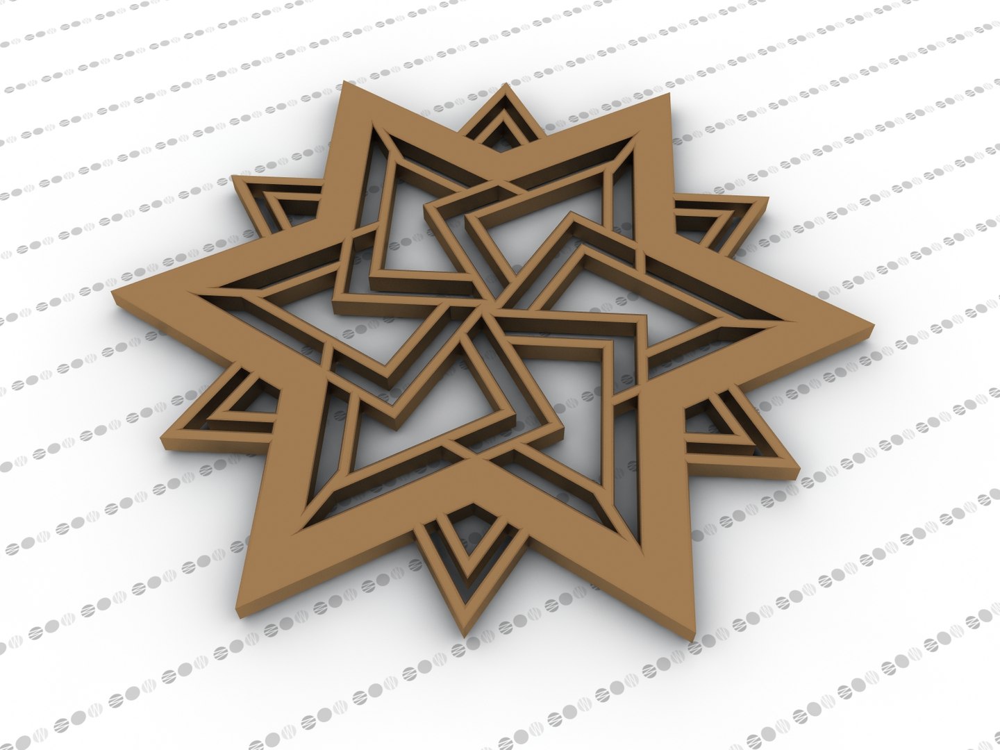 3D star david - TurboSquid 1429485