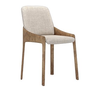 Cross Back Chair 3D Model - TurboSquid 1914304