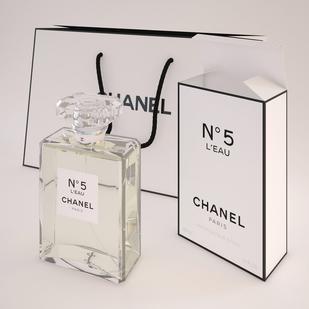 Chanel N5 L Eau 3D Model - TurboSquid 1150709