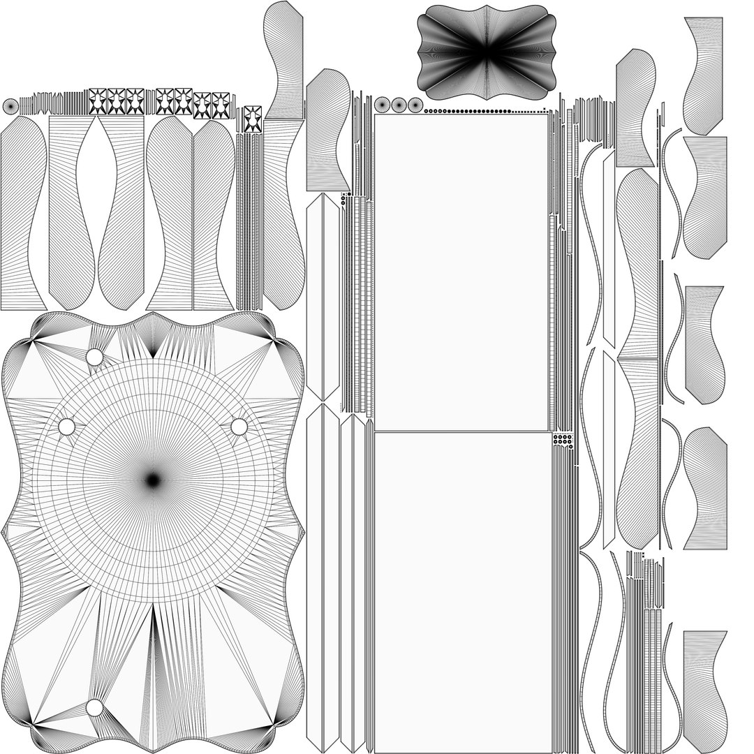 3D Model Atlantic Navado Mirror Art - TurboSquid 2337284