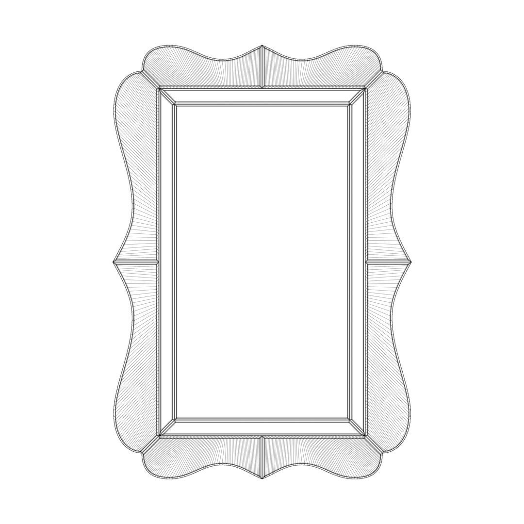 3D Model Atlantic Navado Mirror Art - TurboSquid 2337284