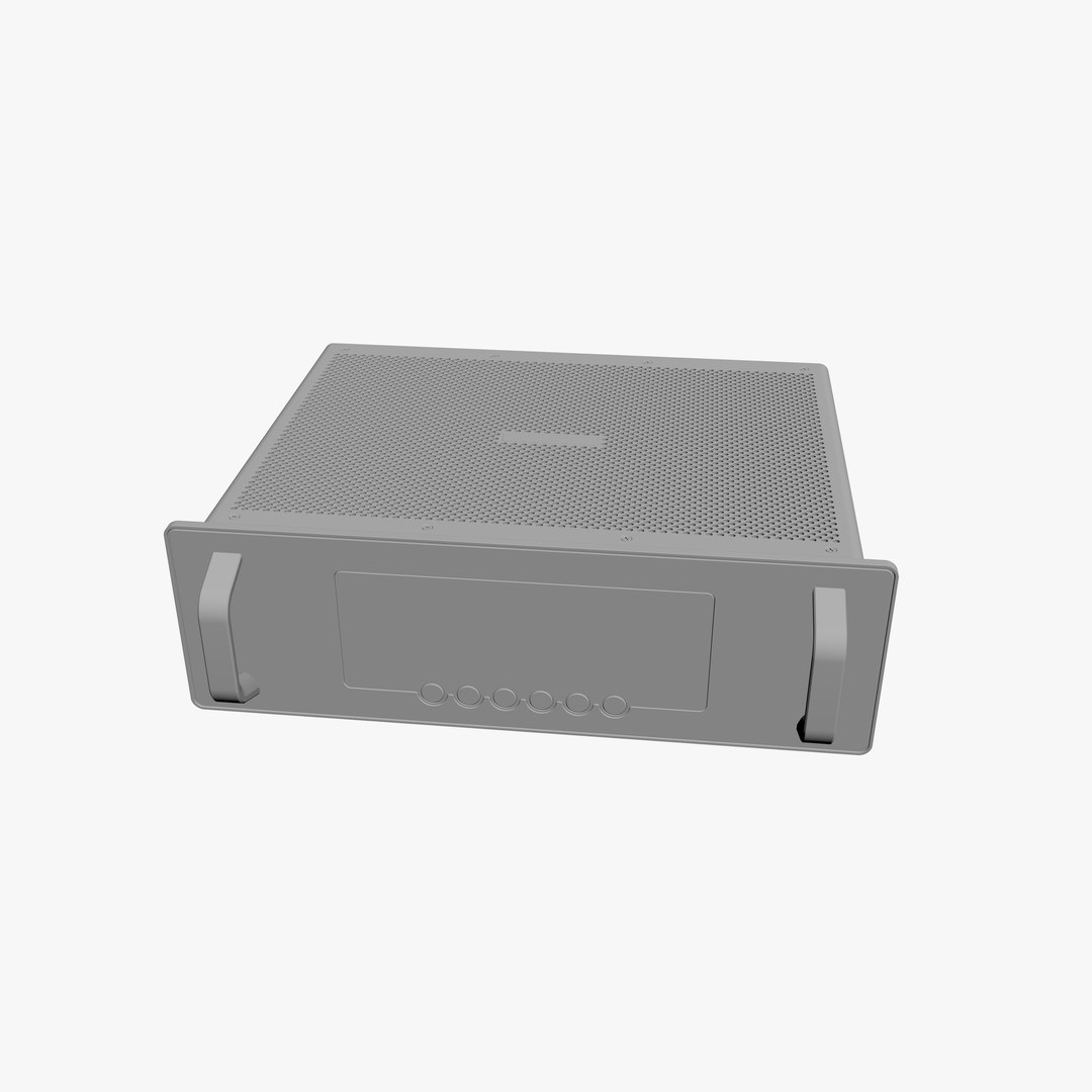 Audio Research DAC 9 Tube DAC Silver 3D - TurboSquid 2007836