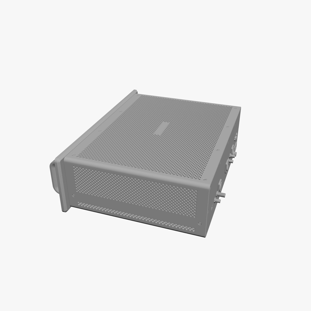 Audio Research Dac 9 Tube Dac Silver 3d Turbosquid 2007836