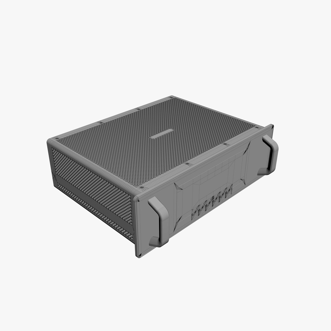 Audio Research DAC 9 Tube DAC Silver 3D - TurboSquid 2007836