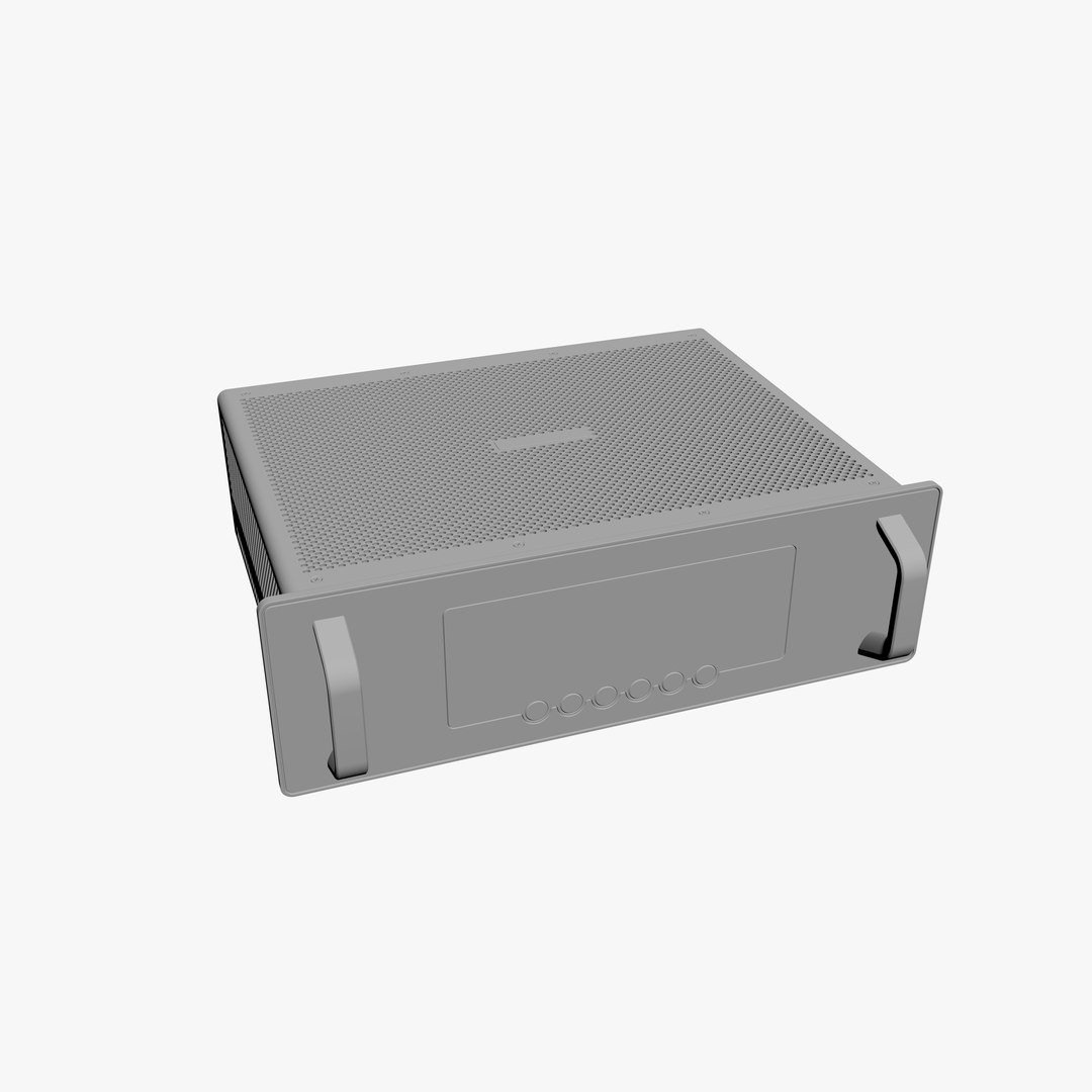 Audio Research DAC 9 Tube DAC Silver 3D - TurboSquid 2007836