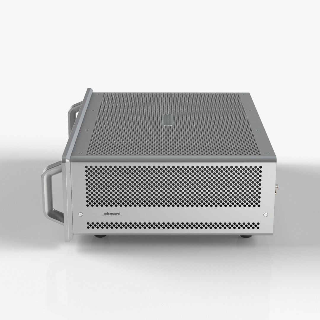 Audio Research DAC 9 Tube DAC Silver 3D - TurboSquid 2007836