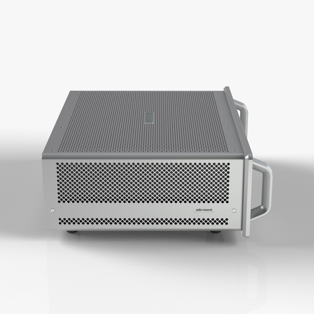 Audio Research DAC 9 Tube DAC Silver 3D - TurboSquid 2007836