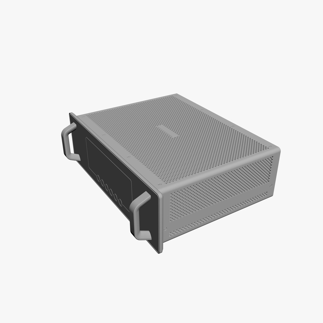 Audio Research DAC 9 Tube DAC Silver 3D - TurboSquid 2007836