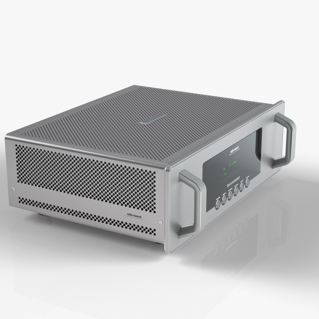 Audio Research DAC 9 Tube DAC Silver 3D - TurboSquid 2007836