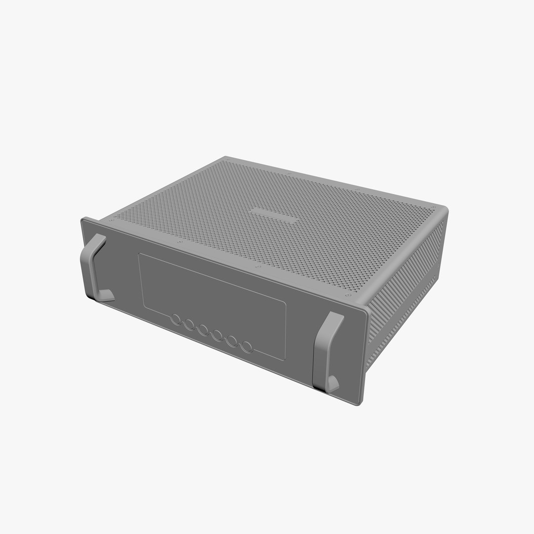 Audio Research DAC 9 Tube DAC Silver 3D - TurboSquid 2007836