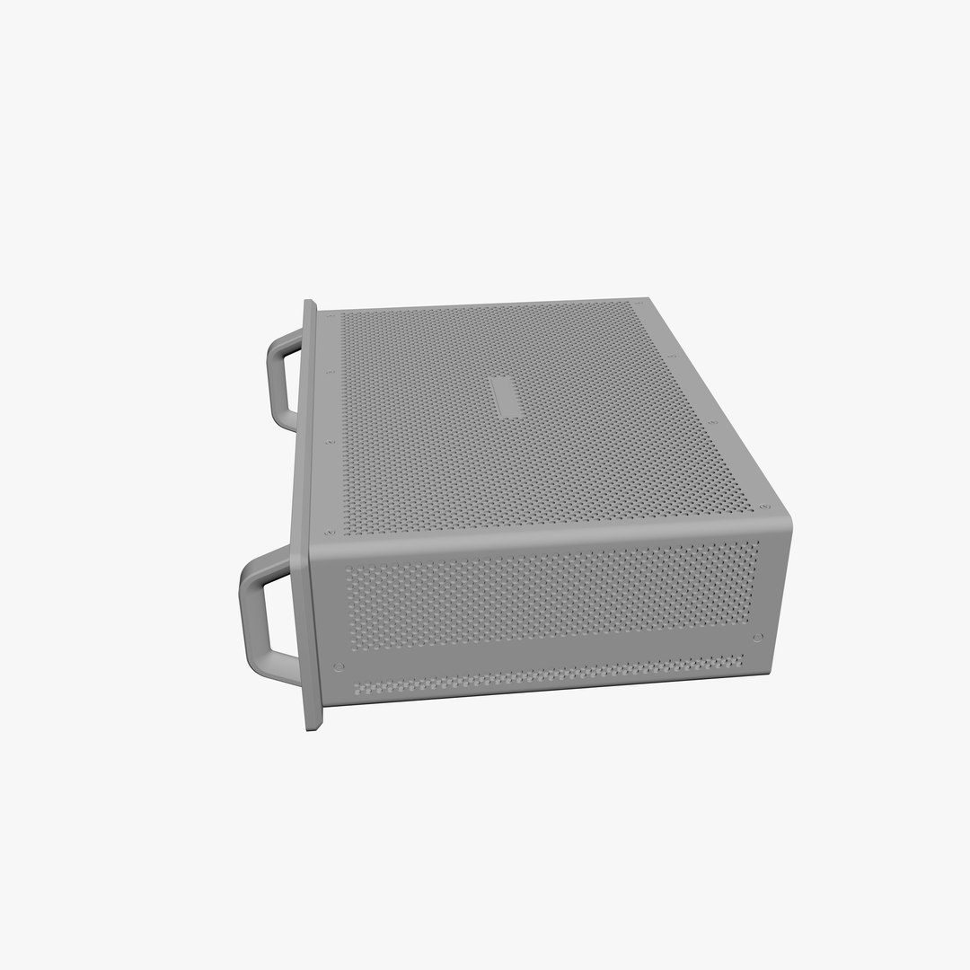 Audio Research Dac 9 Tube Dac Silver 3d Turbosquid 2007836