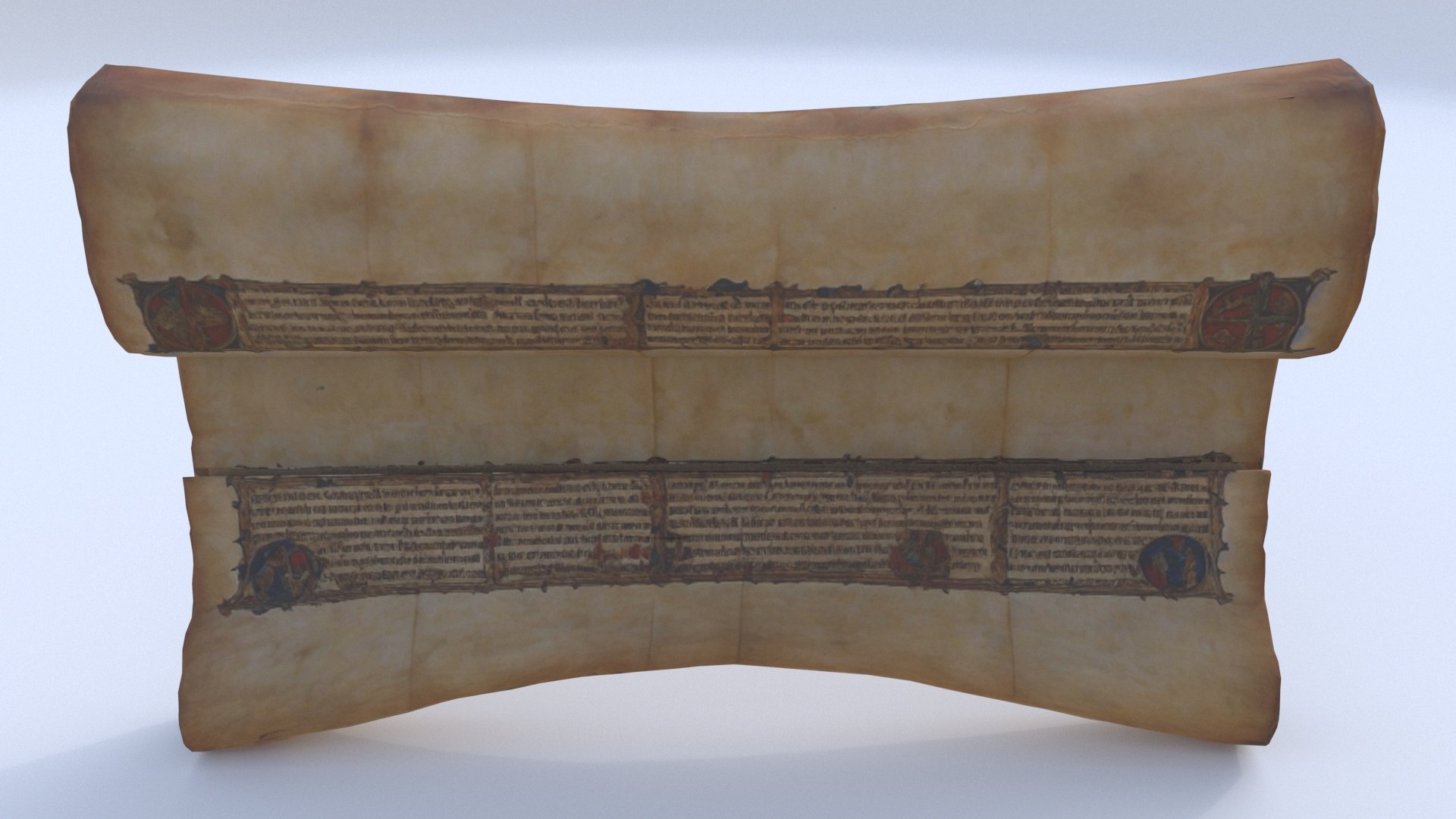 3D Model Parchment Scroll - TurboSquid 2327738