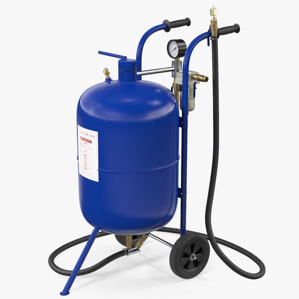 Sandblasting Machine Blue 3D model - TurboSquid 1714286