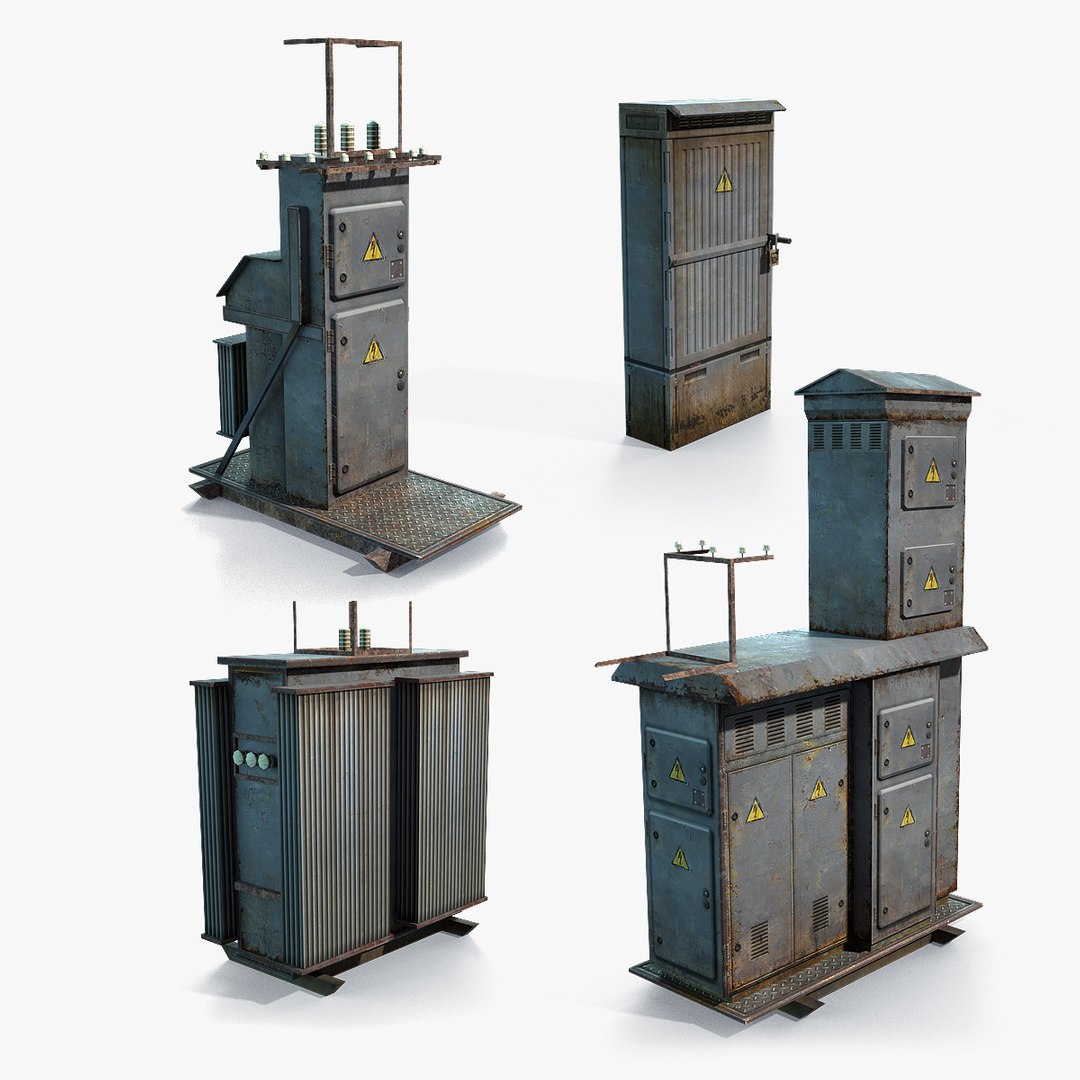 Transformer Boxes Low-Poly Low-poly Model - TurboSquid 2206609