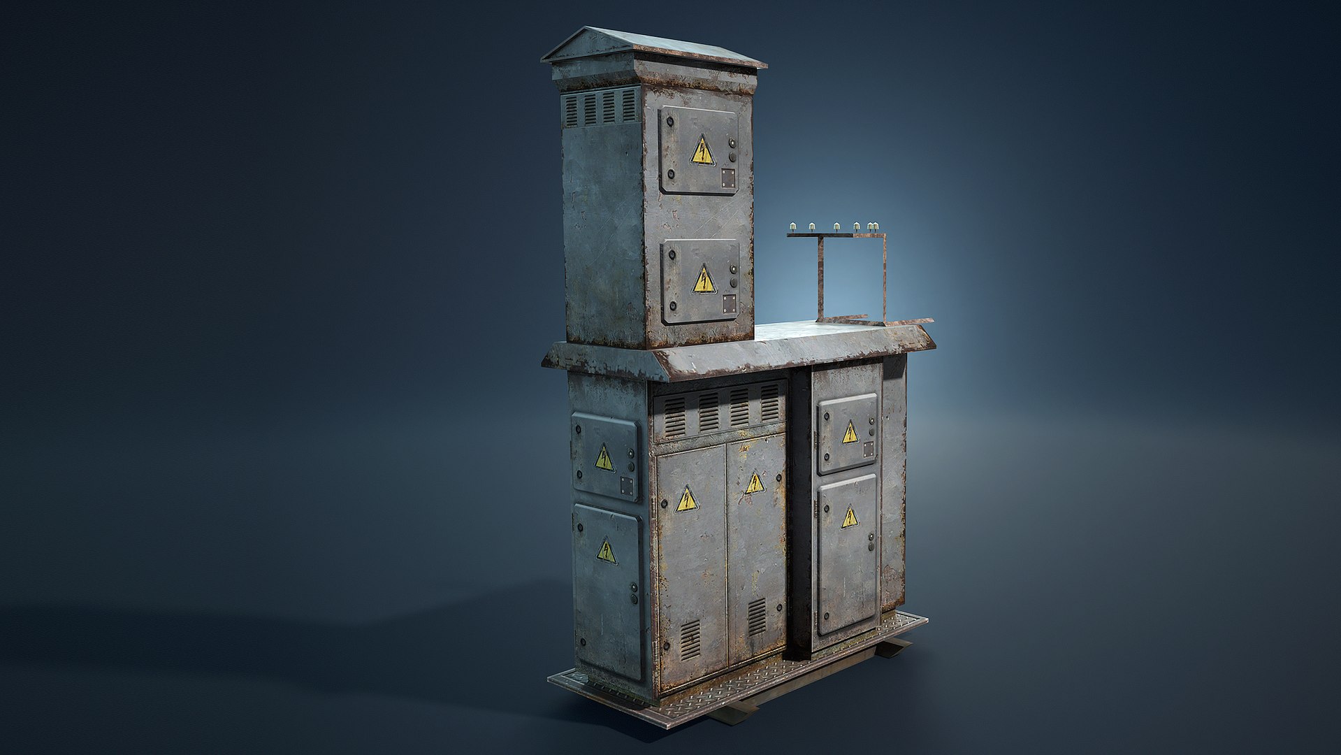 Transformer Boxes Low-Poly Low-poly Model - TurboSquid 2206609