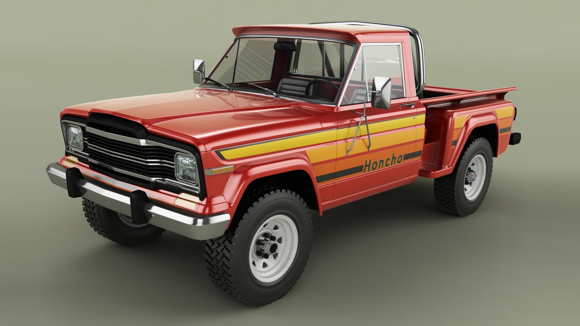 Jeep J10 Sportside 1981 3D - TurboSquid 2179871