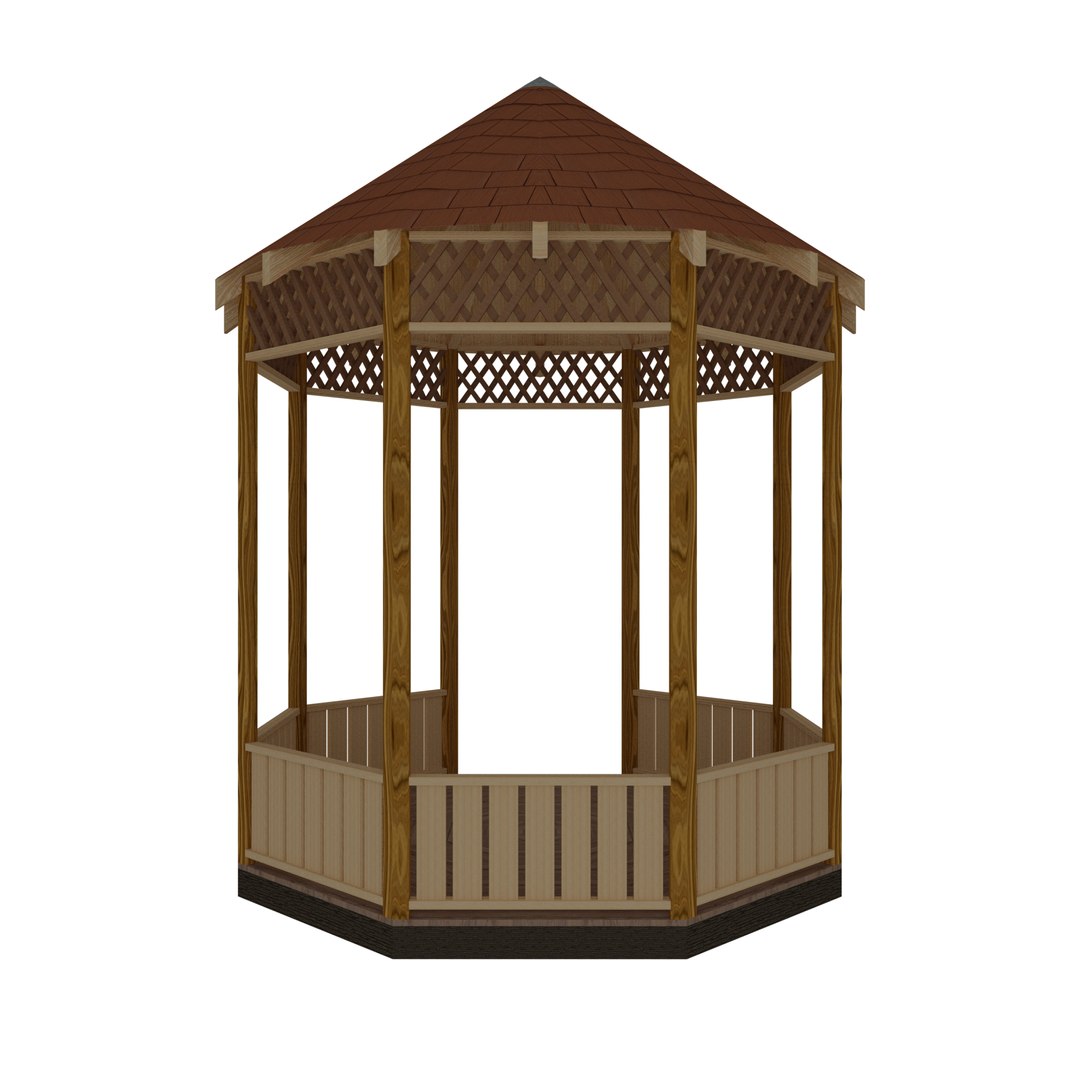 Gazebo 3D Model - TurboSquid 1716155