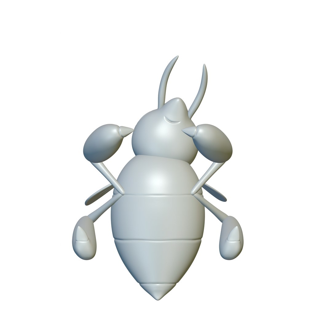 Pokemon Nincada 290 - Optimized For 3D Printing 3D - TurboSquid 2204399