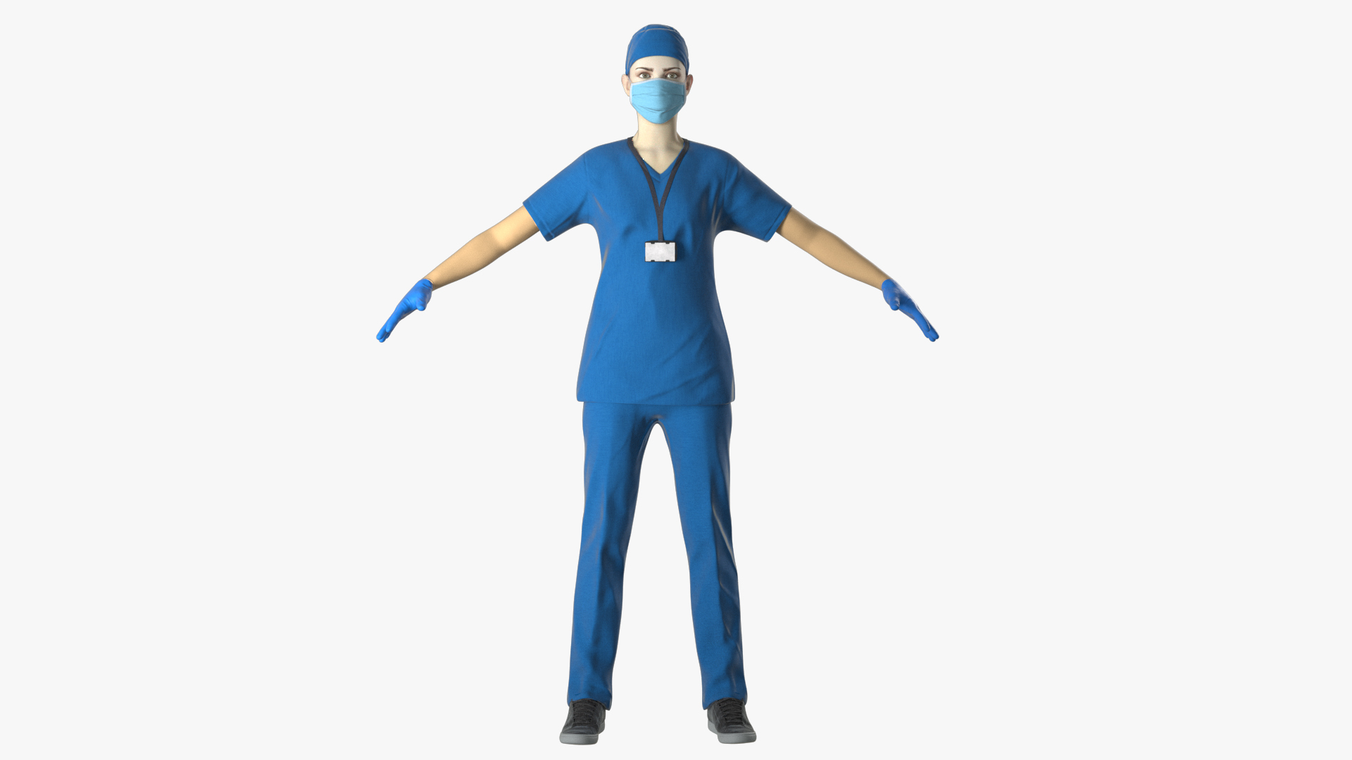 3D Female Face Mask Model - TurboSquid 1545631