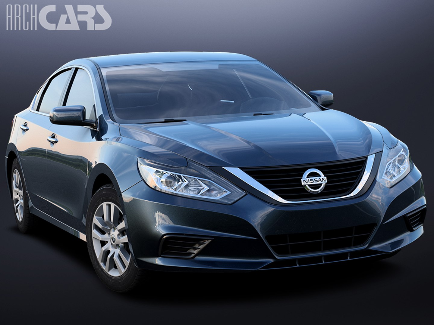 Nissan Altima 2017 Model - TurboSquid 1155659