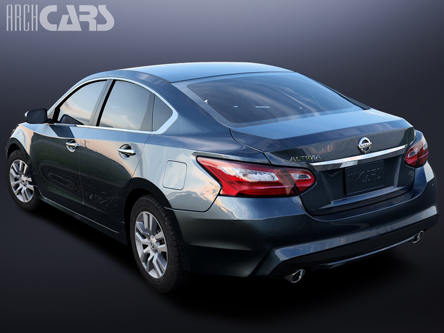 Nissan Altima 2017 Model - TurboSquid 1155659
